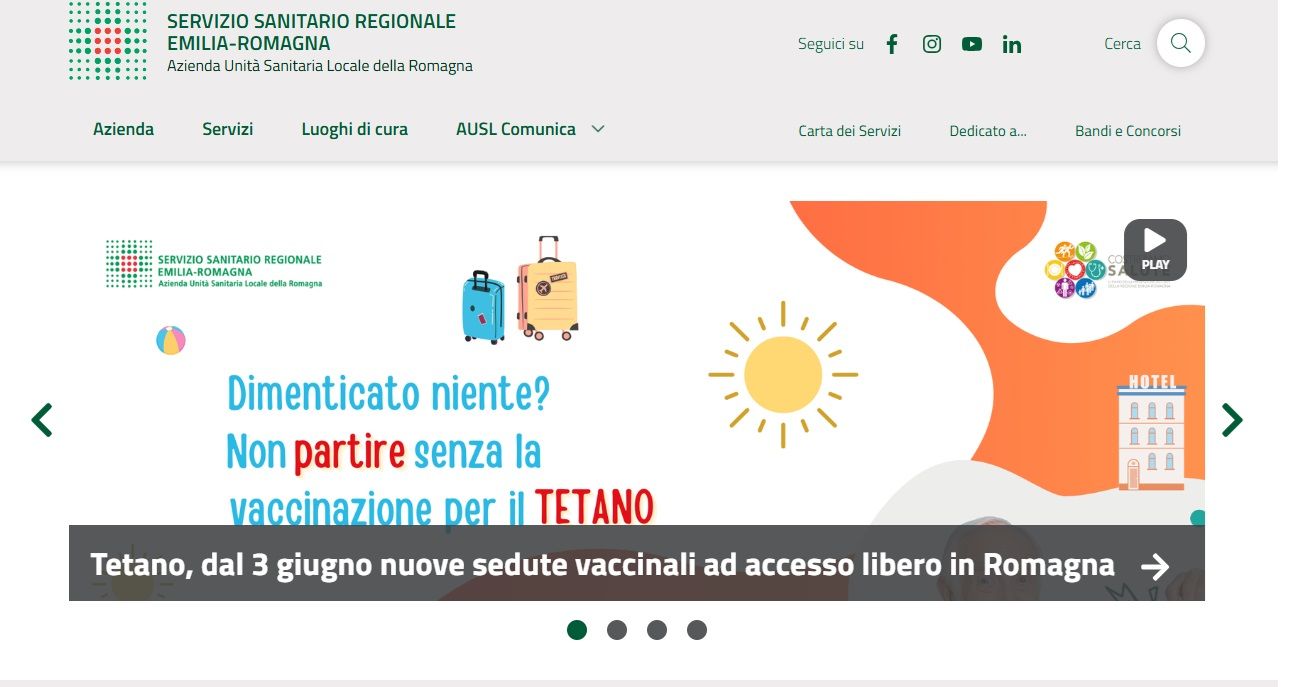 È online il nuovo sito web dell’Azienda Usl della Romagna - Corriere Cesenate