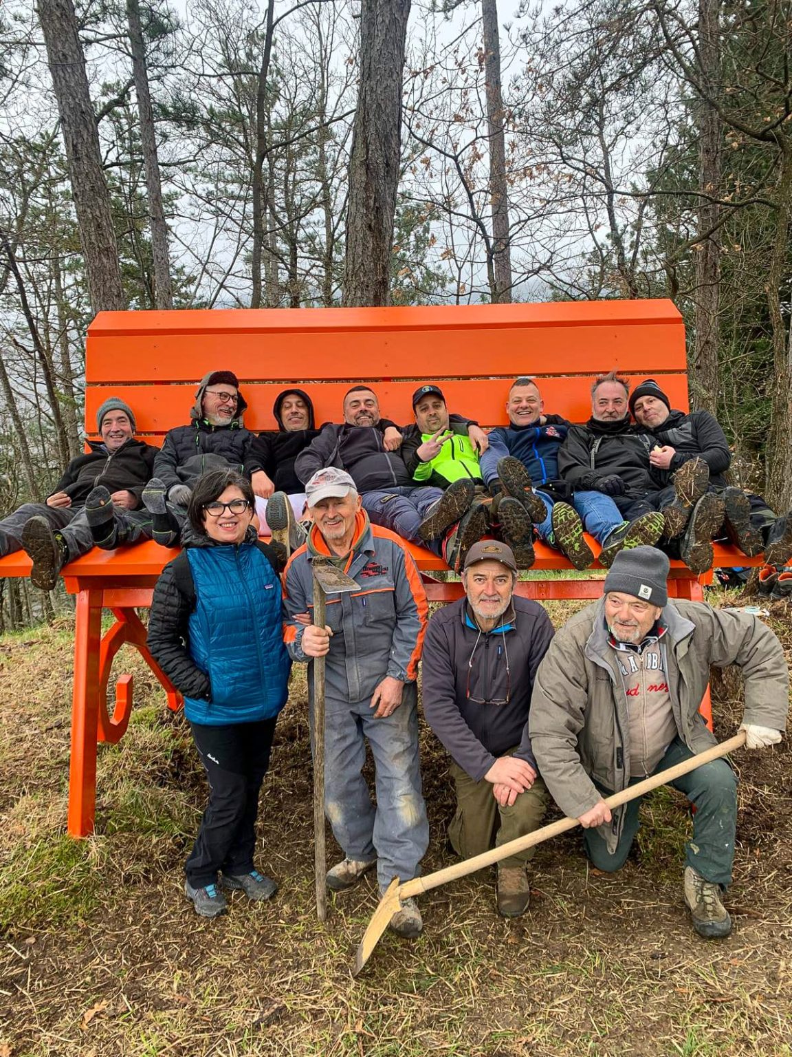 A Bagno di Romagna la grande panchina "Big bench" - Corriere Cesenate